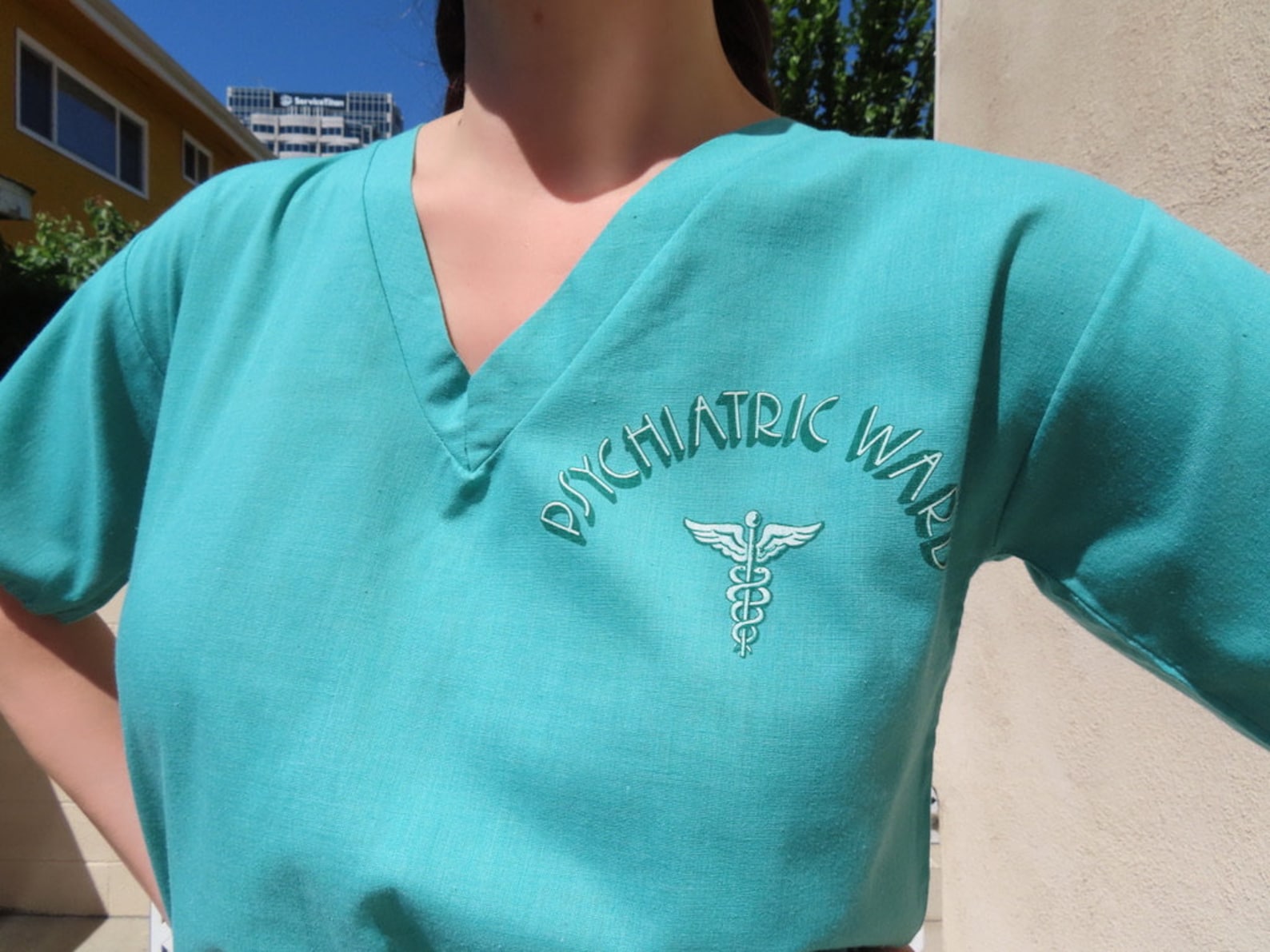 1960s Psych Ward Shirt Hospital Psychiatric Department Uniform - Etsy