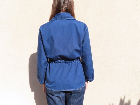 1960s Nautical Jacket Rope Tunnel Tie Waist Fisherman… - Gem