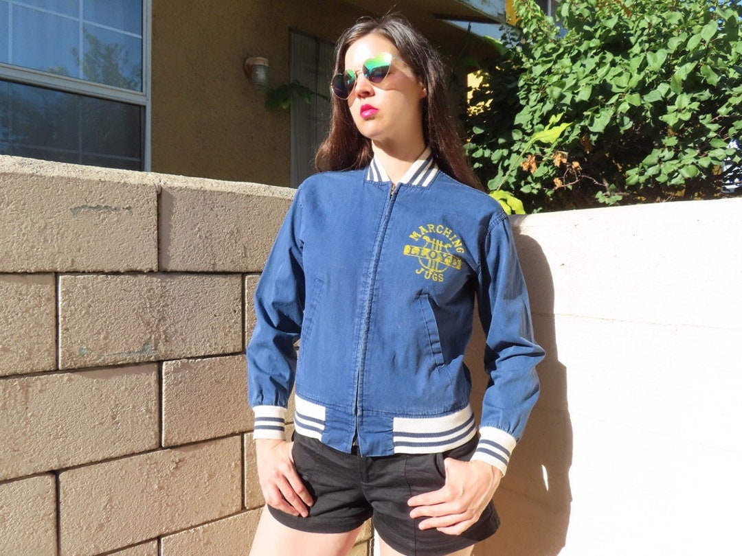 1960s Band Jacket Marching Jugs Lloyd High School Juggernauts Blue ...