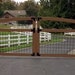 Aluminum Double Stockade Gate, 16' Wide, 5' High Each End. Powder Coat ...