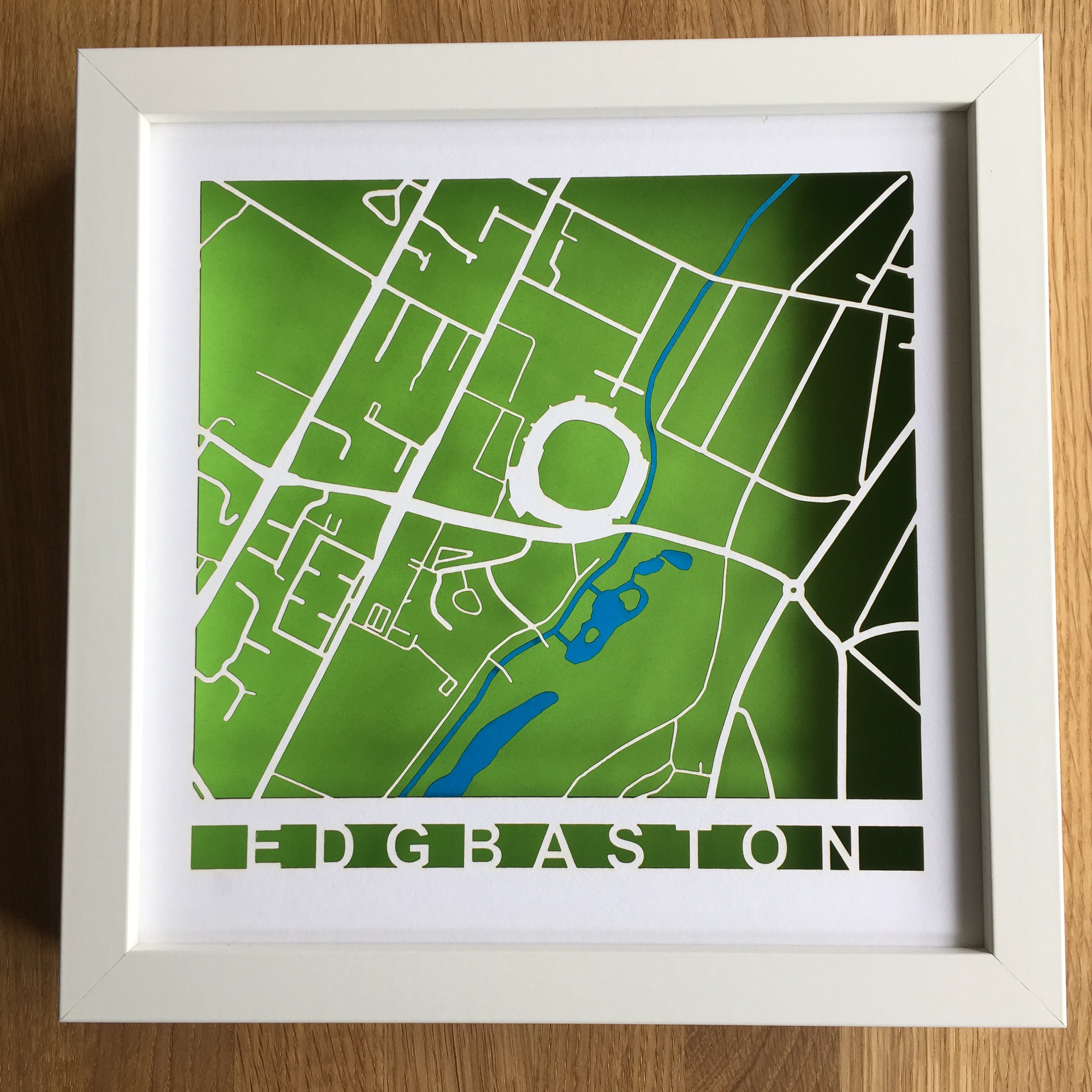 Custom Cricket Ground Map - Laser Cut - Personalised for Your Team ...