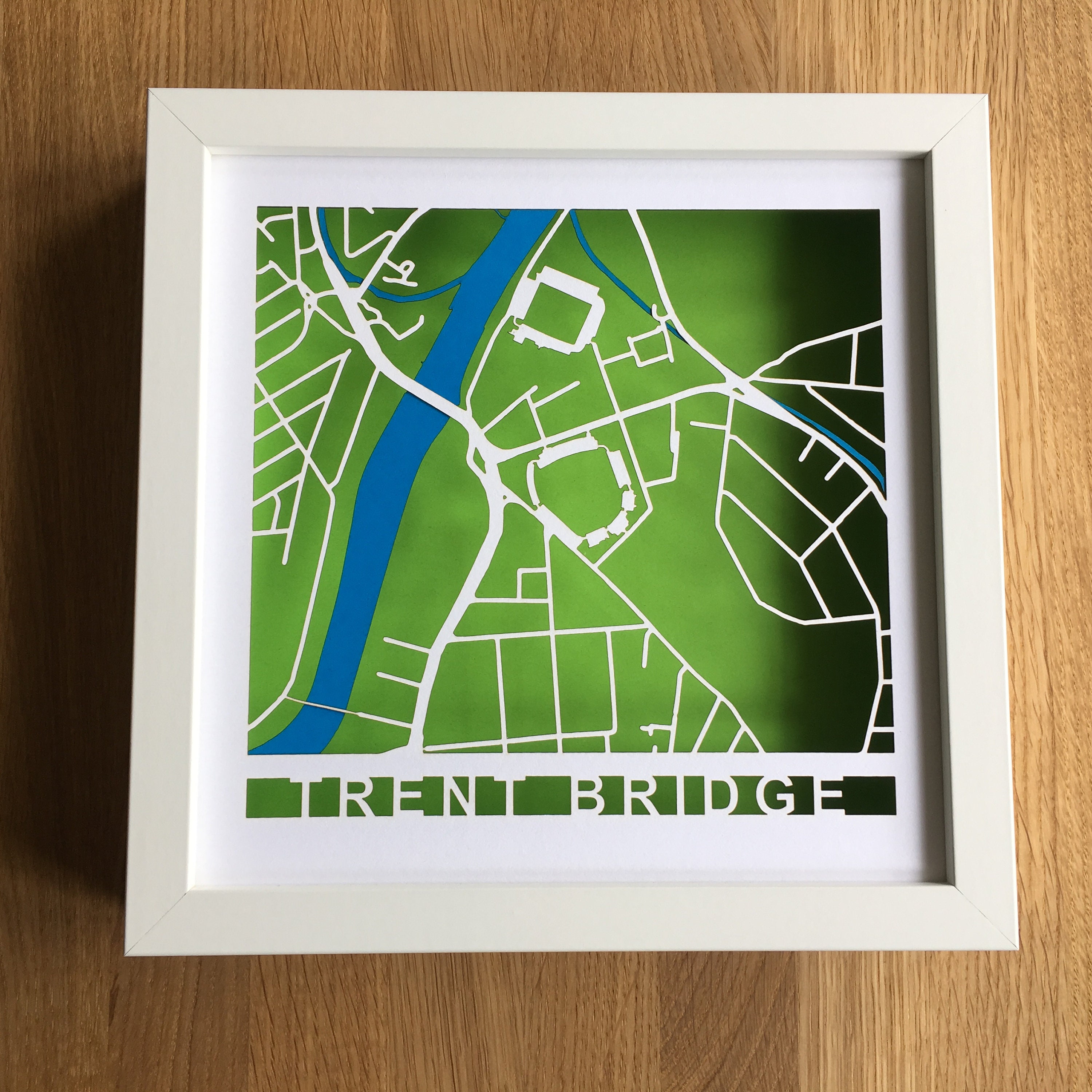 Custom Cricket Ground Map - Laser Cut - Personalised for Your Team ...
