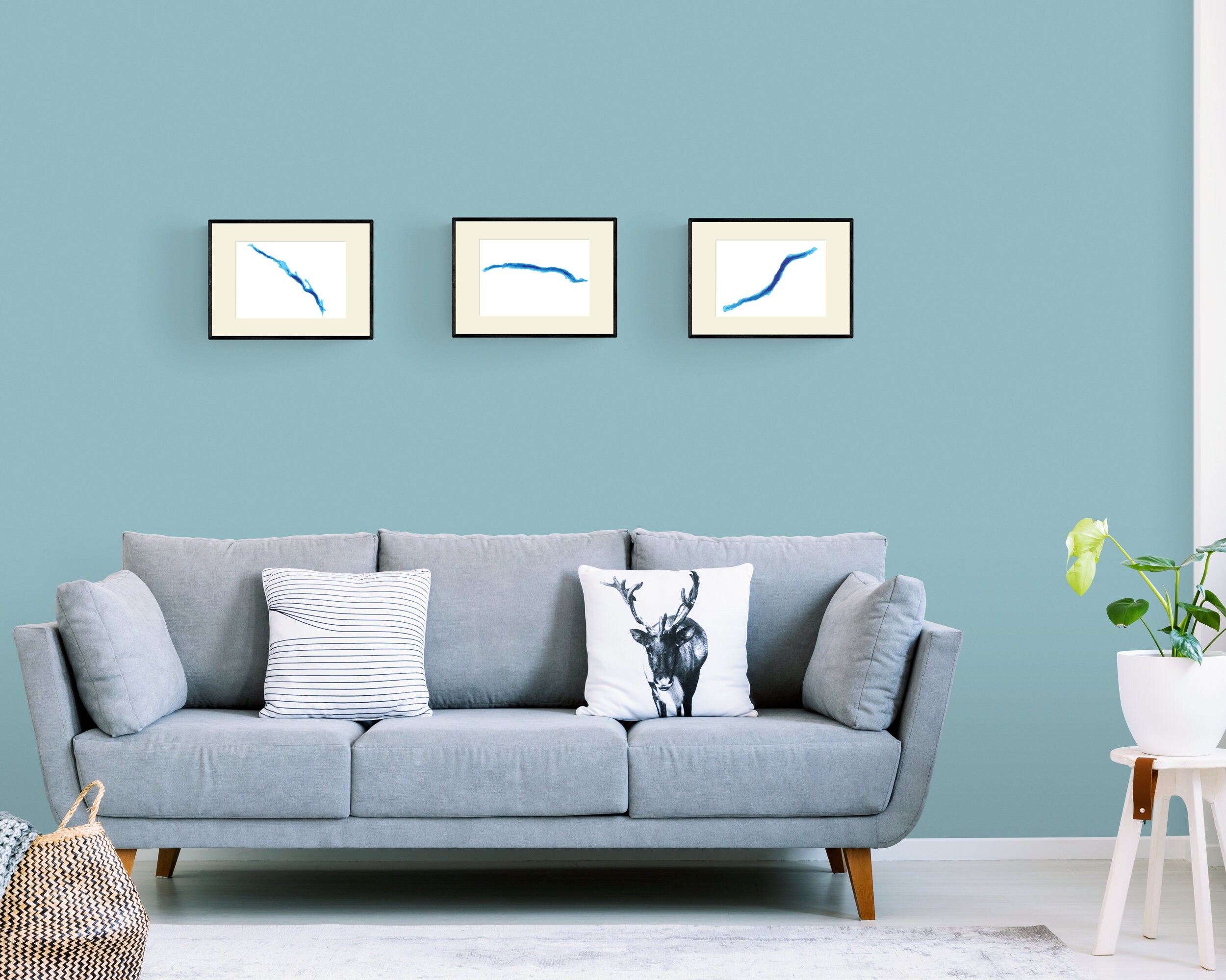 Loch Shin Scotland Cut Bathymetric Map Unframed Custom Made Unique - Etsy