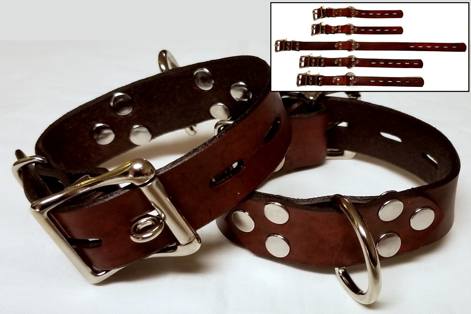 Locking Heavy Leather Collar Wrist and Ankle Restraints - Etsy