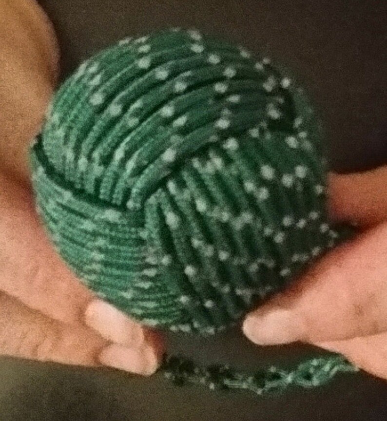 Steel Core Monkey Fists Rope W/ Handles Black Light Parties - Etsy