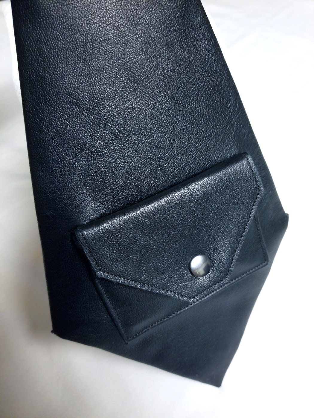 Leather Pocketless Flagging Handkerchief Flagging Embedded | Etsy