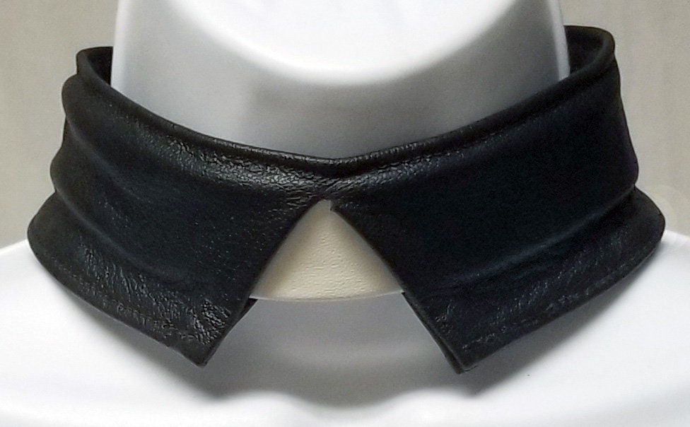 Leather Priest Collar Clergy/clerical Lapel Style White - Etsy
