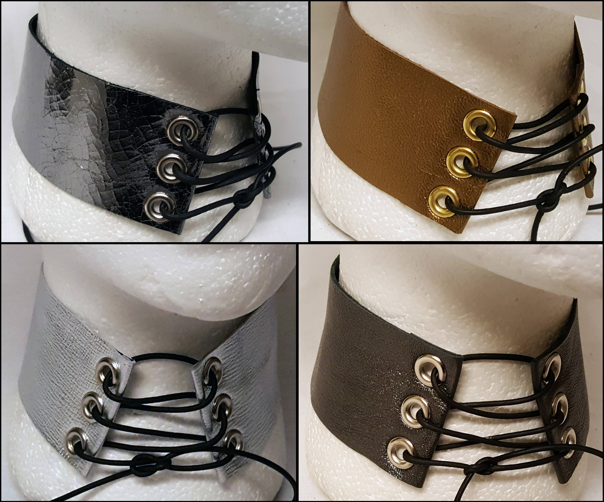 Corset Chokers, Designer Leather 2 Widths, Many Color Options - Etsy