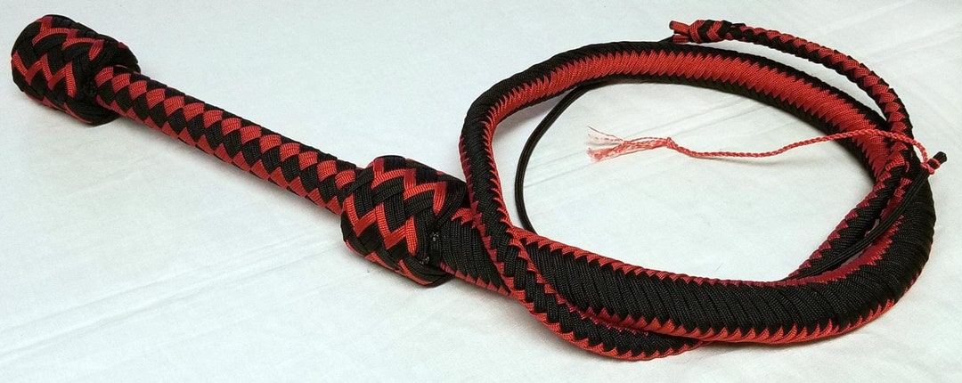 Nylon Bullwhips, Custom Harlequin Pattern, 16 Plait, 14 Color Options ...