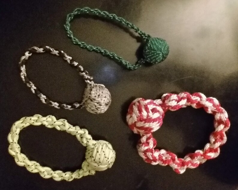 Steel Core Monkey Fists Rope W/ Handles Black Light Parties - Etsy