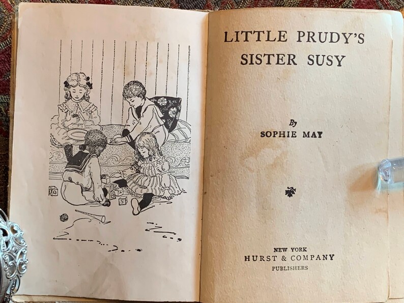 Vintage 1910 Childrens Book little Prudys Sister Susy by Sophie May - Etsy