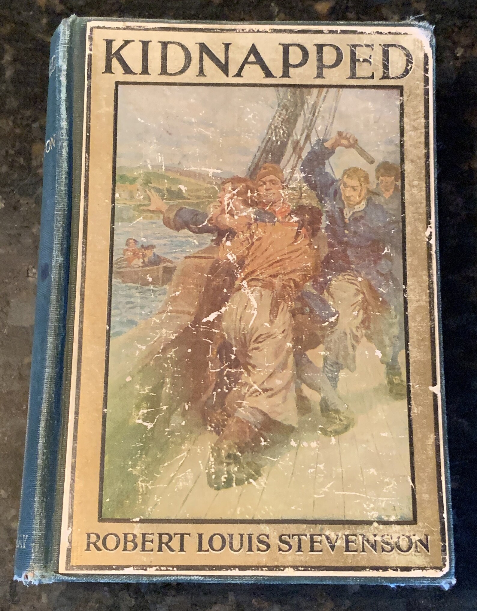 Rare Antique 1920s Classicbook KIDNAPPED by Robert Louis Stevenson ...