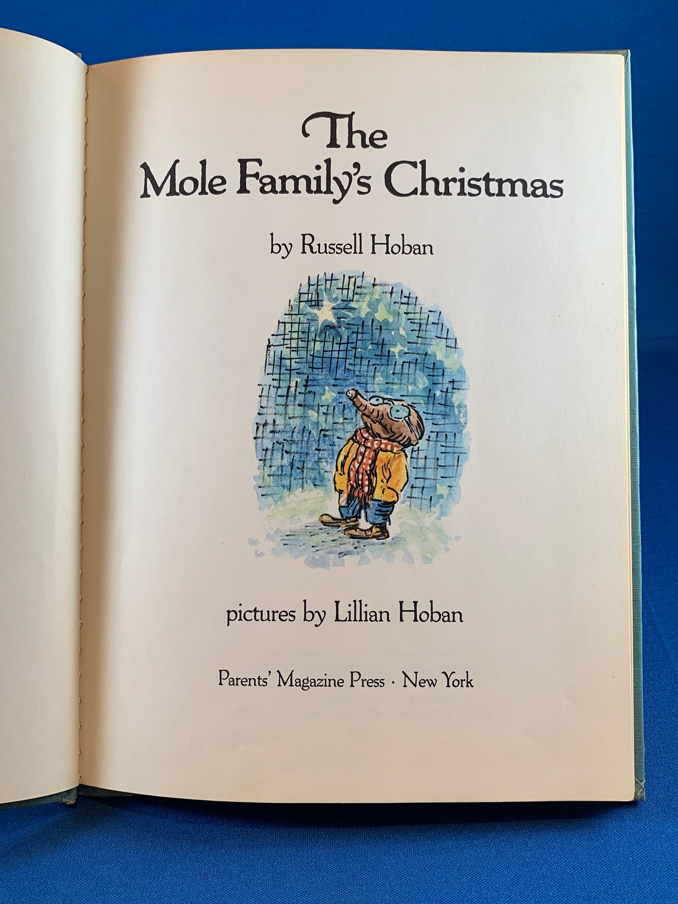 Vintage 1969 Children’s Book: the Mole Family’s Christmas by Russell ...