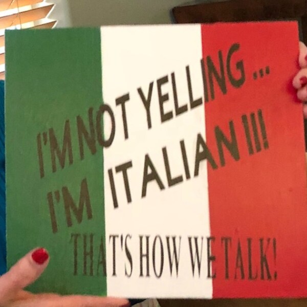 Italian Wood Sign - Etsy
