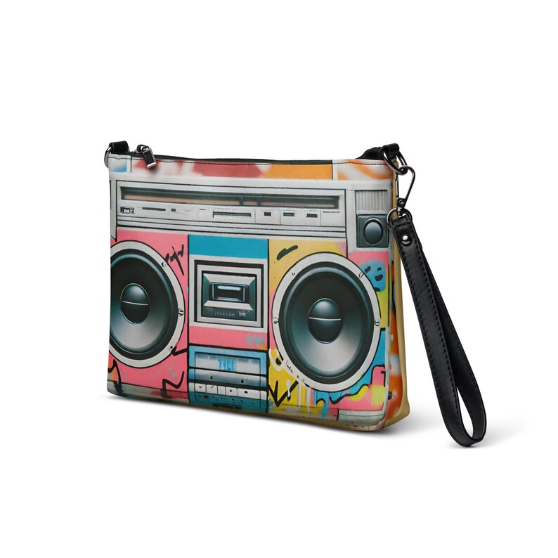 Boombox Crossbody Bag- Retro Vibes, Modern Style - 80's/90's Music ...