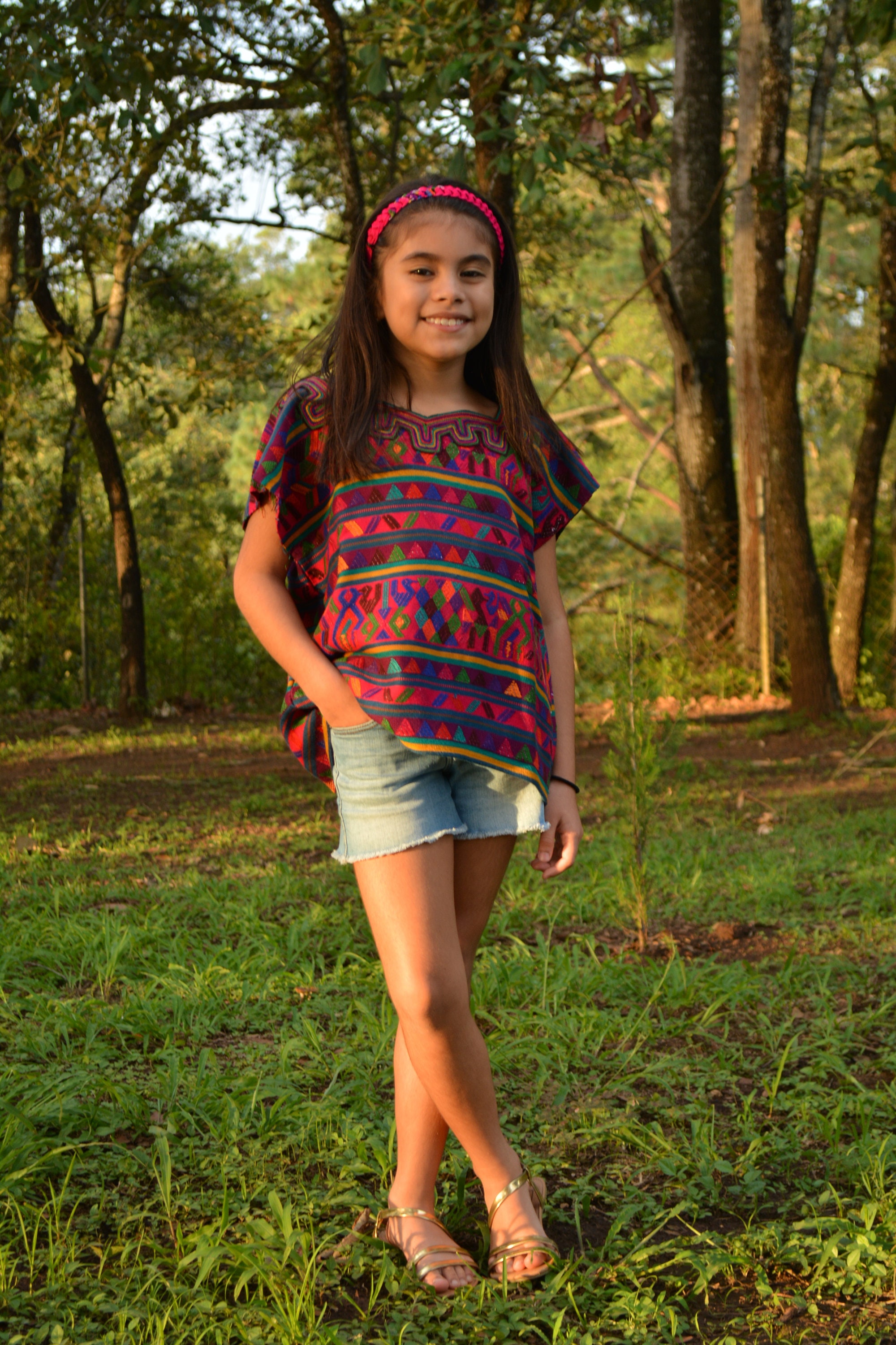Boho Girl Huipil Vintage Mayan Boho Girls Top Boho Chic - Etsy