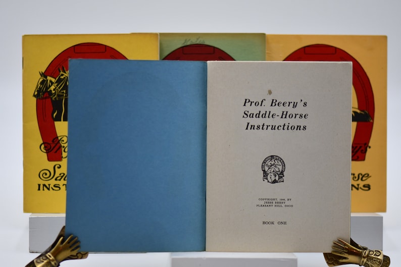 Prof. Beery’s Saddle-horse Instruction (volumes 1, 2, 3, 5) by Prof ...