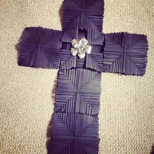 Popsicle Stick Cross Wall Decor - Etsy