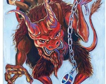 Krampus Santa Claus - Etsy