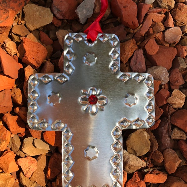 Tin Cross - Etsy