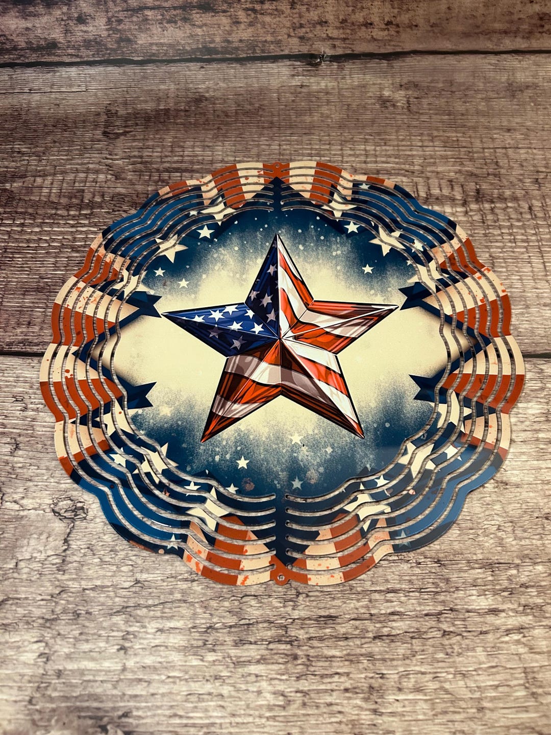 Star American Flag Spinner - Etsy