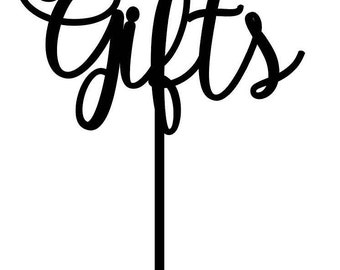 Gifts and Cards Sign Gifts and Cards Party Signage Wedding | Etsy