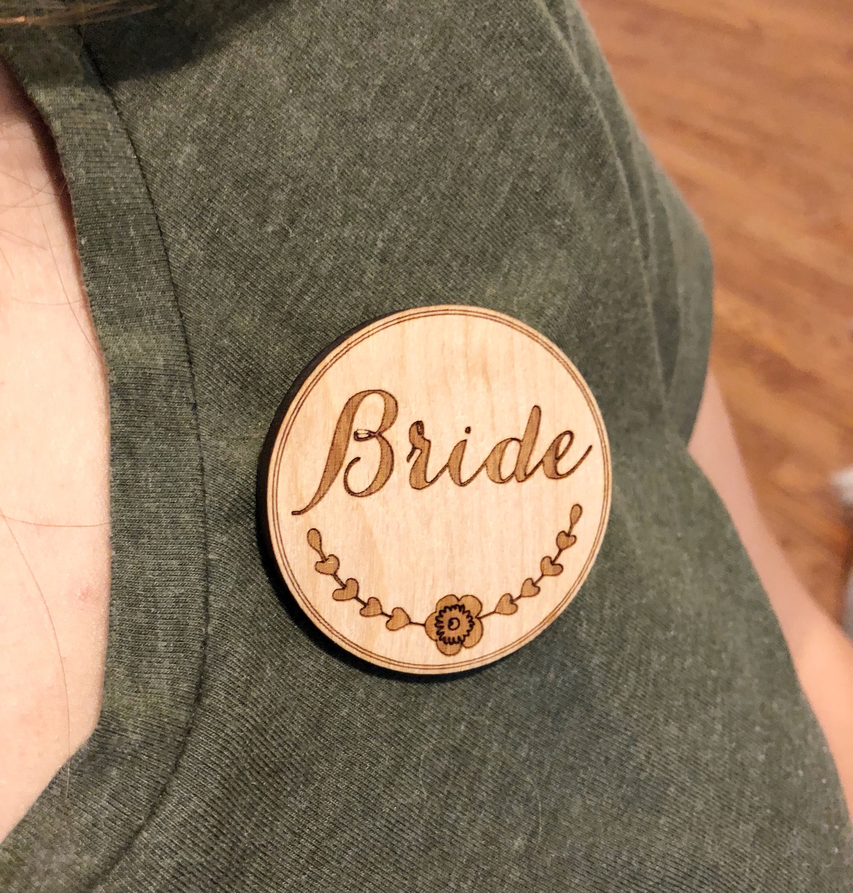 Bridal Party Badges Bride to be badge Mother of the Bride | Etsy