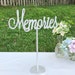Memories Sign - Please Sign Memories, Wedding Signage, Retirement Party ...