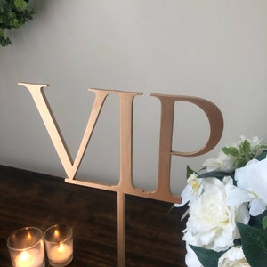 VIP Laser Cut Sign - VIP Table Sign - Etsy