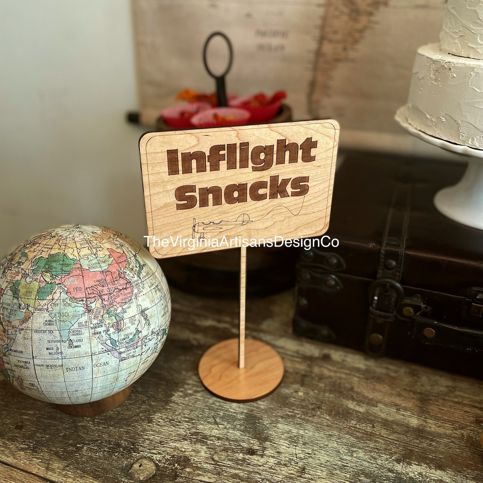 Inflight Snacks Sign/ Aviation Themed Table Sign Aviation - Etsy