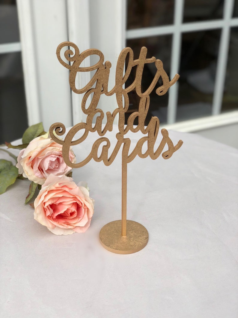 Gifts and Cards Sign Gifts and Cards Party Signage Wedding - Etsy