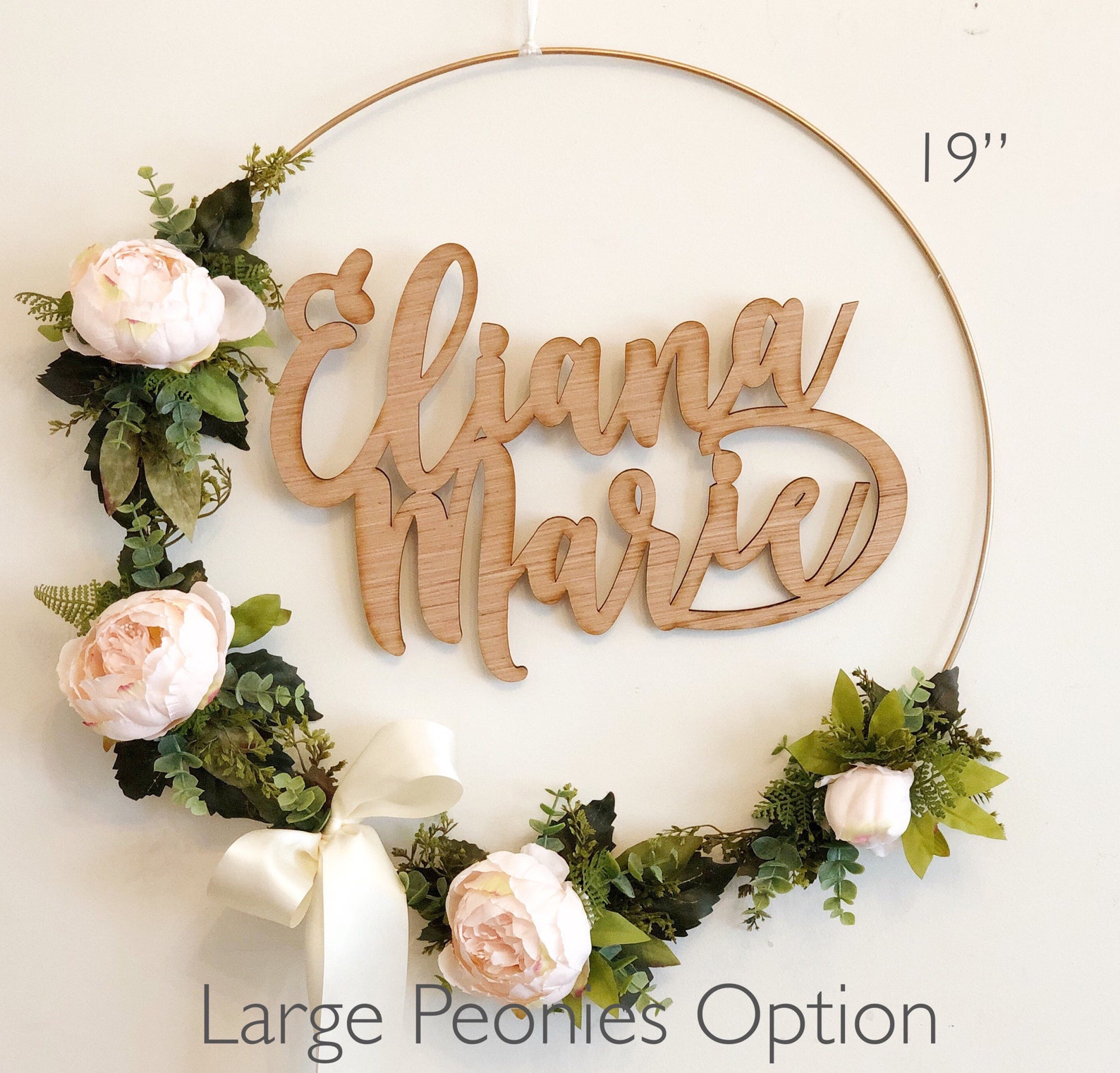 Nursery Wreath With Name Baby Shower Gift Baby Shower - Etsy