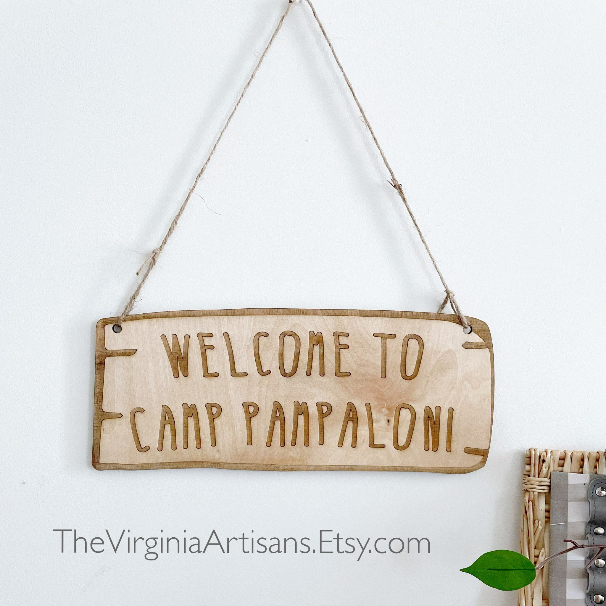 Custom Welcome to Camp Wood Sign Camping Themed Backdrop | Etsy