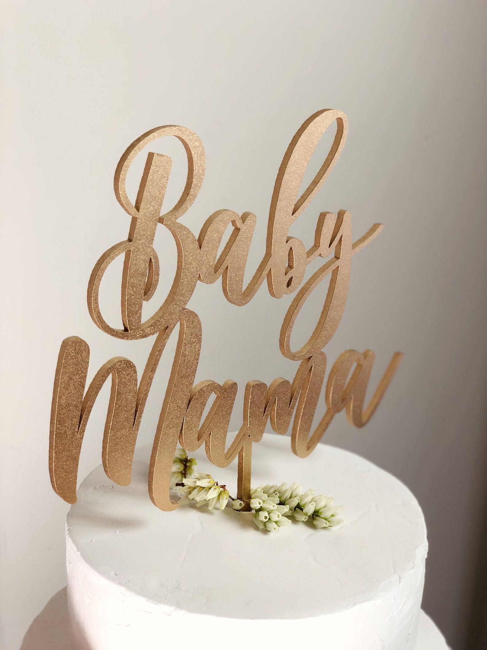 Baby Mama Cake Topper Laser Cut Baby Mama Cake Topper Baby | Etsy