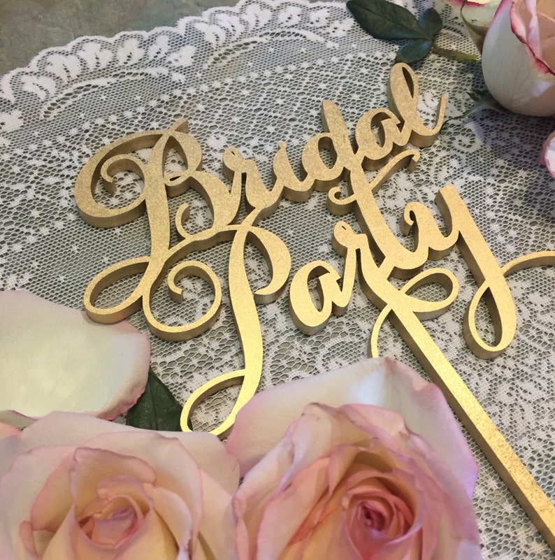 Bridal Party Table Sign Bridal Party Table Sign Head Table | Etsy