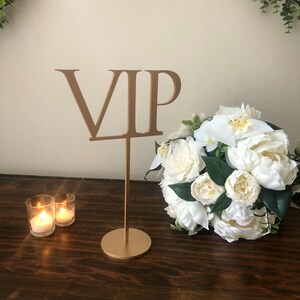 VIP Laser Cut Sign - VIP Table Sign - Etsy