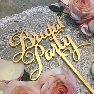 Bridal Party Sign - Laser Cut Wedding Sign - Bridal Party Table Sign ...