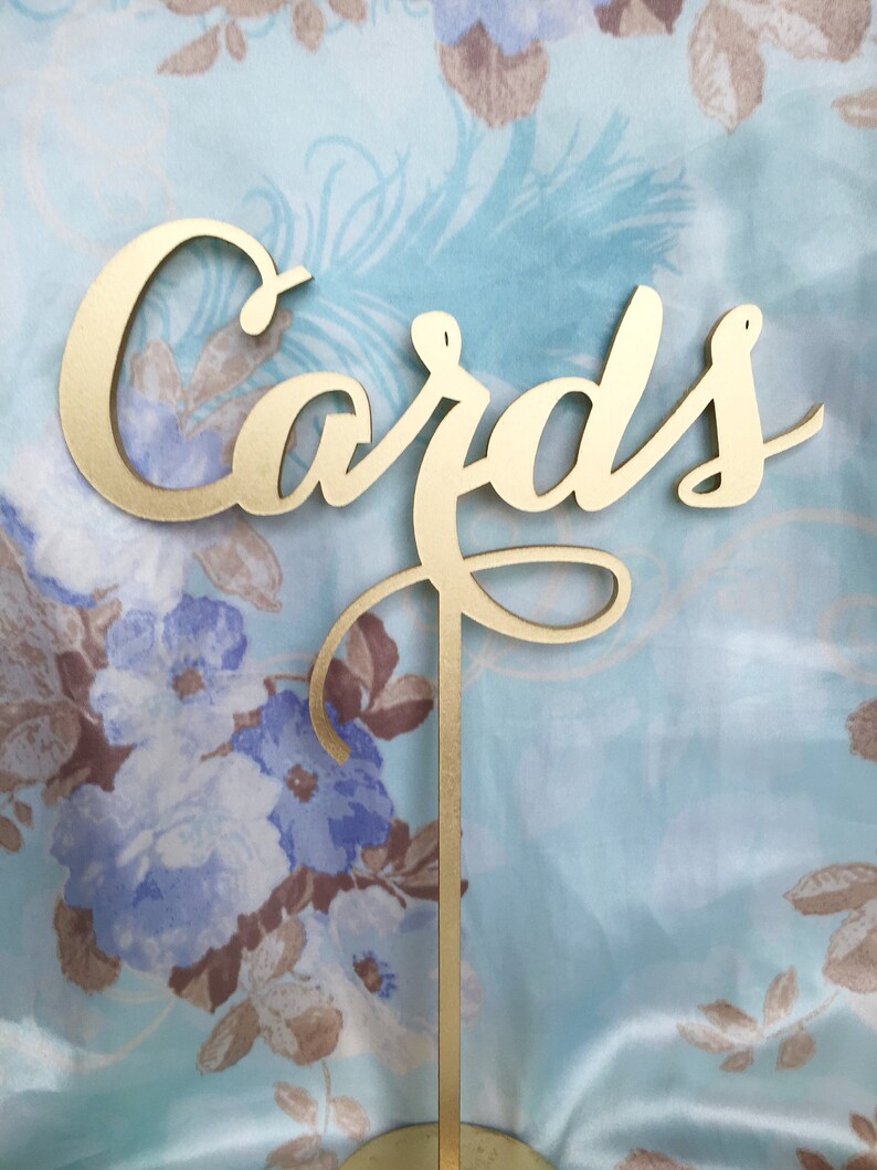 Cards Sign Laser Cut Cards Sign Cards Wedding Sign Cards | Etsy