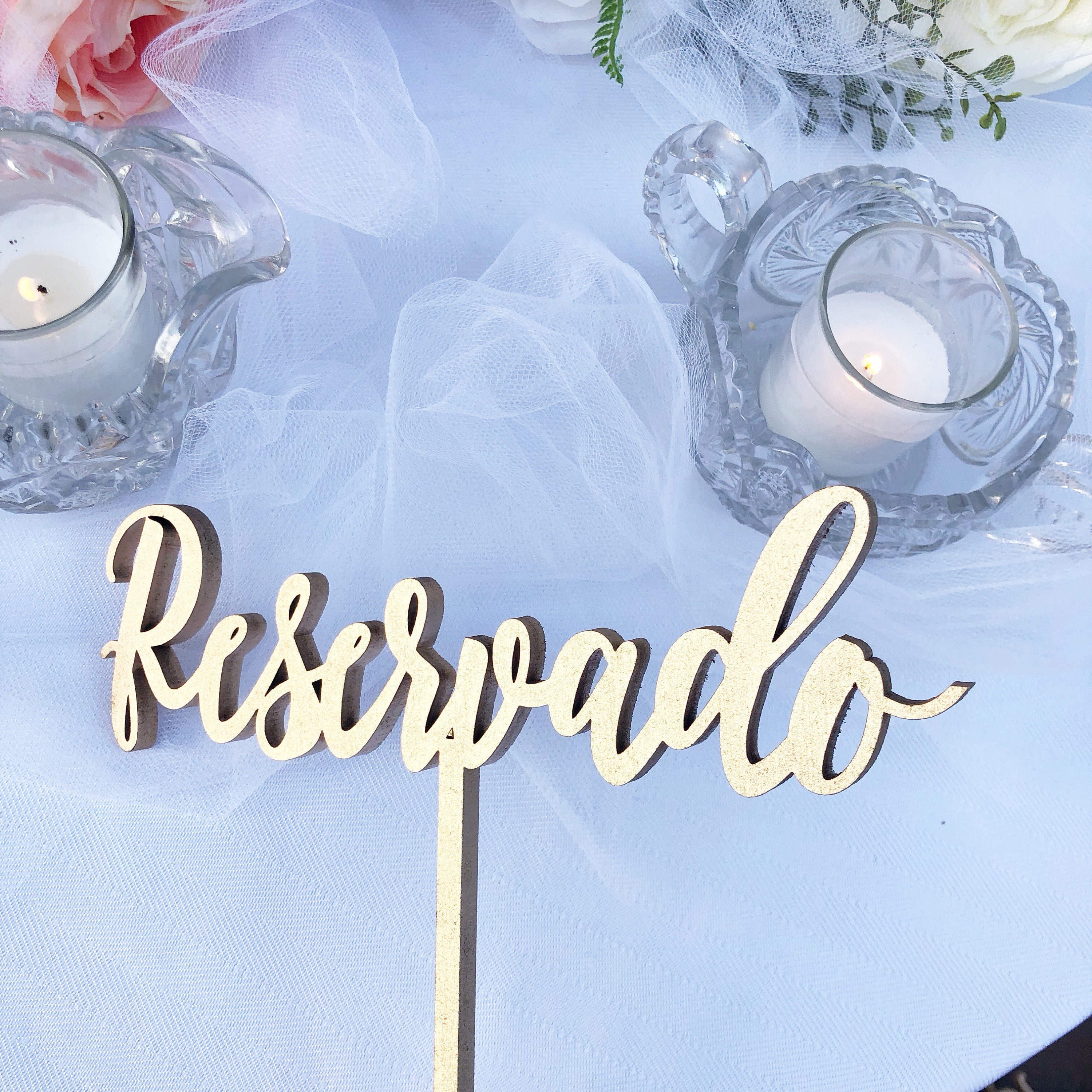 Reservado Reserved Signs Rotulo para Mesa Principal - Etsy México