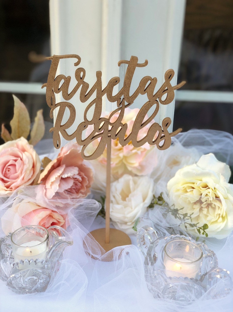 Cards Sign, Gifts and Cards Sign, Rótulos Para Boda, Laser Cut Event ...