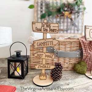 Don’t Feed the Bears Sign/ Camping Themed Table Sign, Camping Party ...