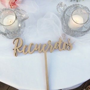 Rotulo Para Recuerdos De Fiesta, Favors Sign, Wedding Favors Signage ...