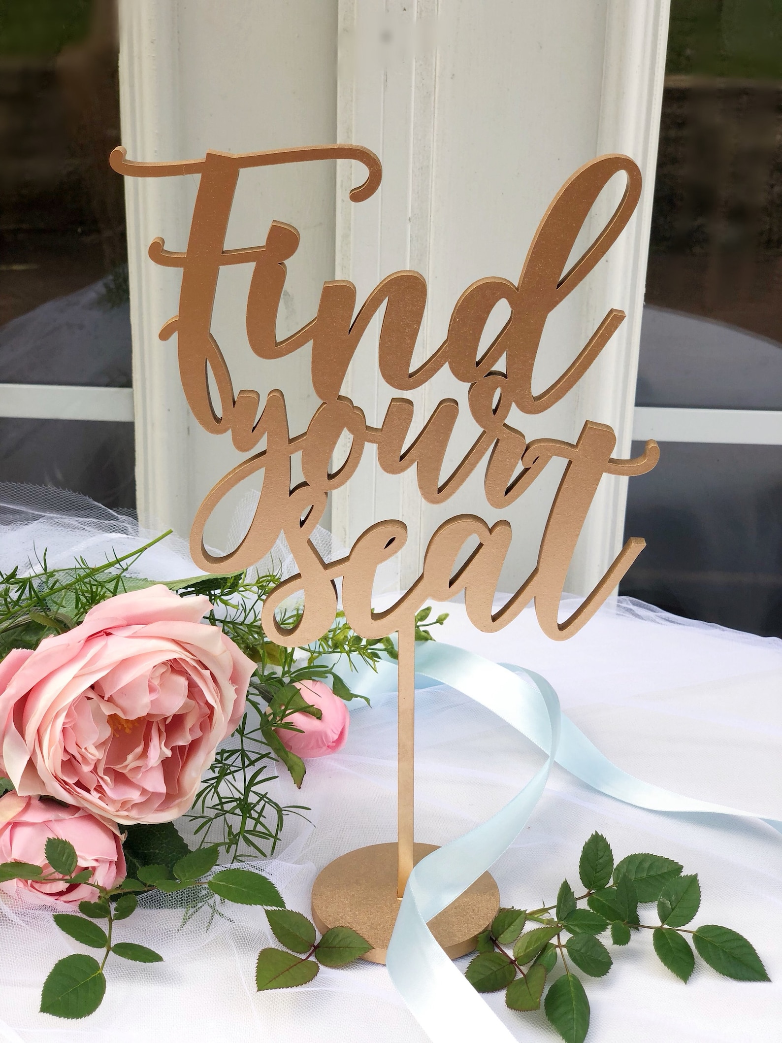 Find Your Seat Sign, Find Your Seat Table Sign, Find Your Seat Gold ...