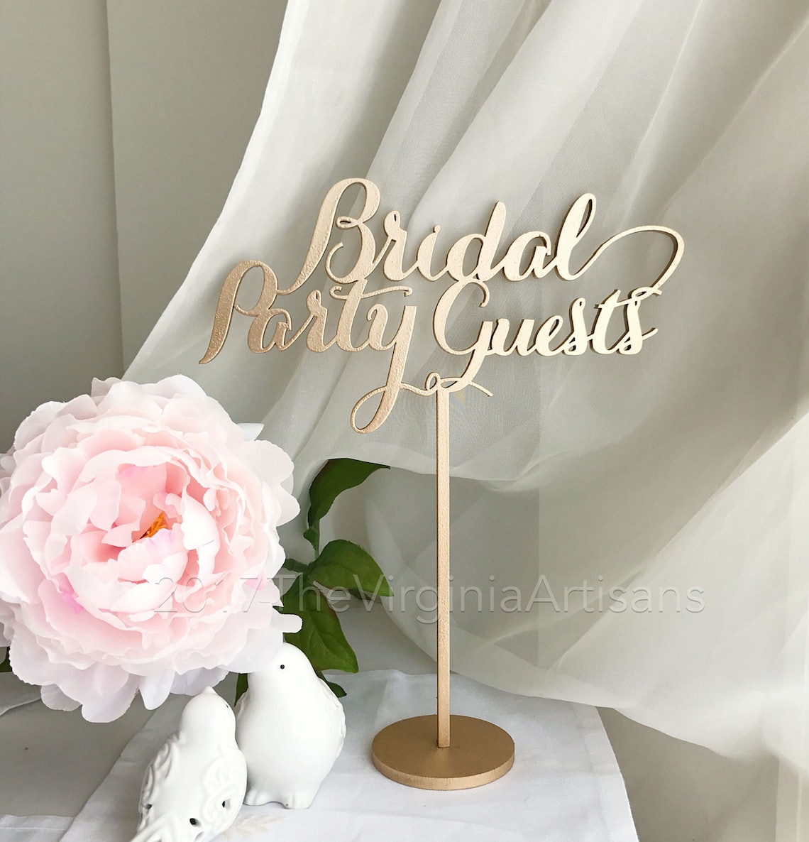 Bridal Party Table Sign Bridal Party Wedding Sign Bridal | Etsy