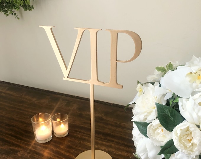 VIP Laser Cut Sign - VIP Table Sign - Etsy