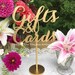 Gifts and Cards Sign Party Signage Gold Silver or DIY - Etsy