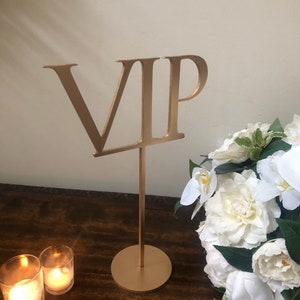 VIP Laser Cut Sign - VIP Table Sign - Etsy