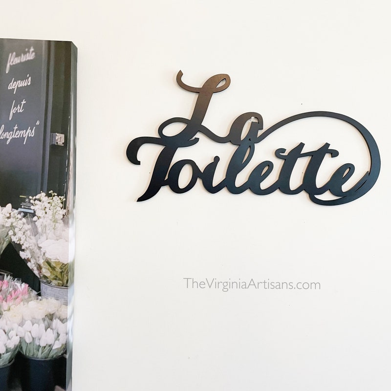 French Toilette Sign - Etsy