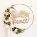 Nursery Wreath With Name Baby Shower Gift Baby Shower Wreath With Name ...