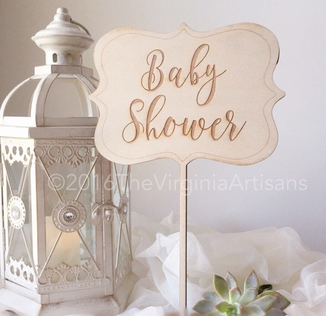 Baby Shower Welcome Sign - Rustic Baby Shower Decor - Baby Shower Decor ...
